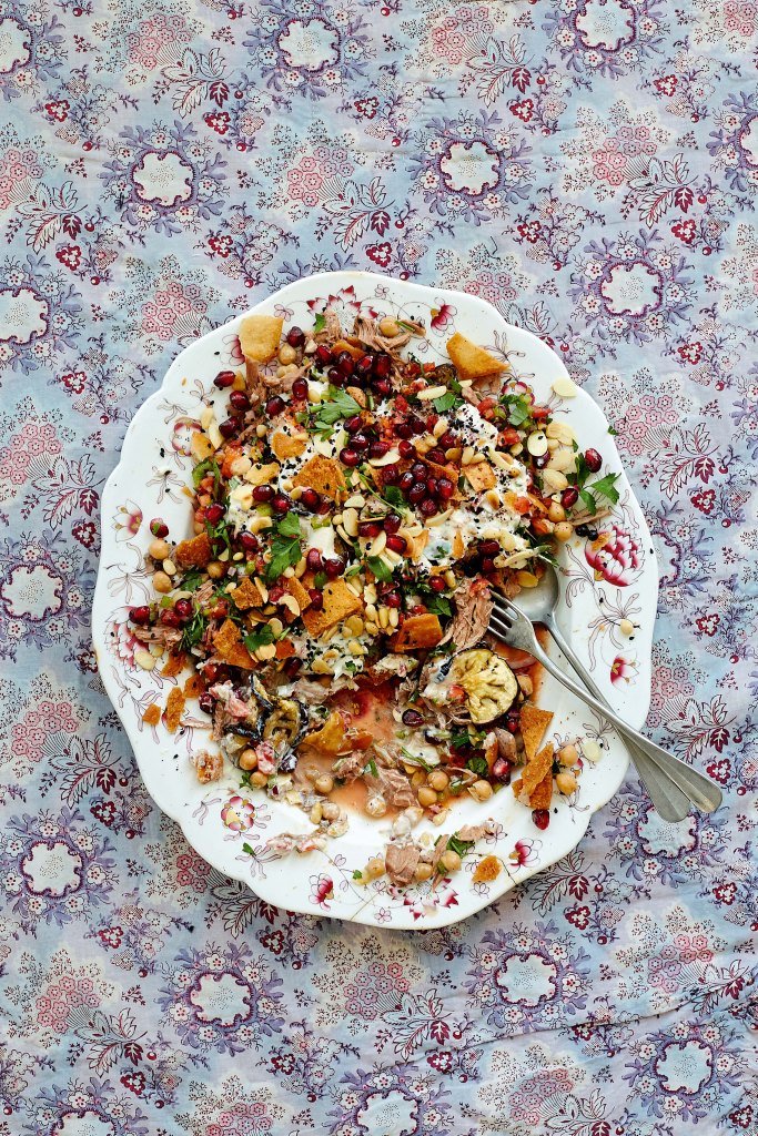 Lamb and Aubergine Fatteh by Ravinder Bhogal