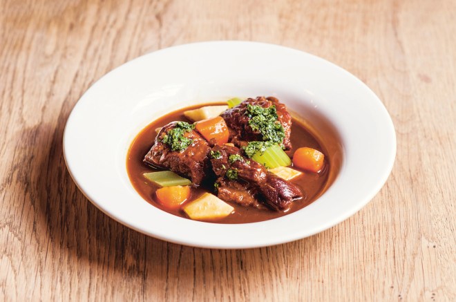 Lamb navarin by Neil Borthwick, The French House, London